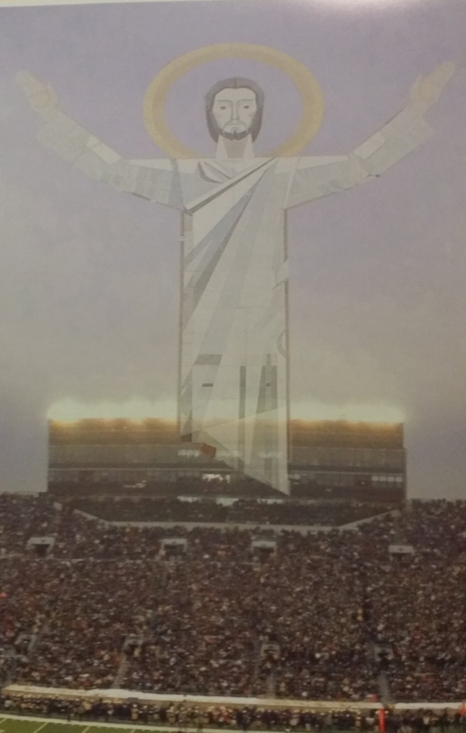 Touchdown Jesus ENORMOUS 46 X 24 Poster Print - Etsy