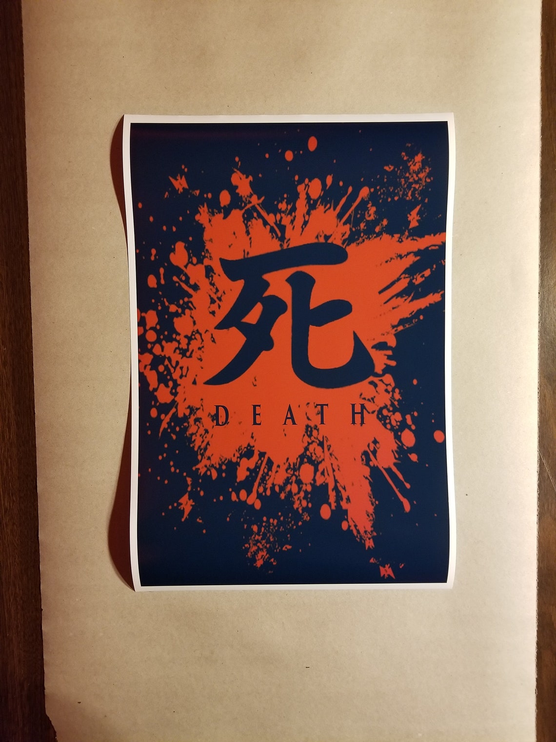 Japanese Death Symbol Poster Print Evil Art Sekiro Video - Etsy