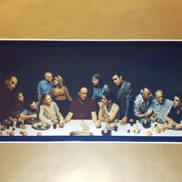 Sopranos Last Supper Poster - Etsy