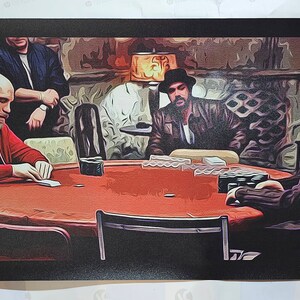 Rounders Movie Scene 12" X 24" Poster Cartoon Mike Teddy KGB Animation ...