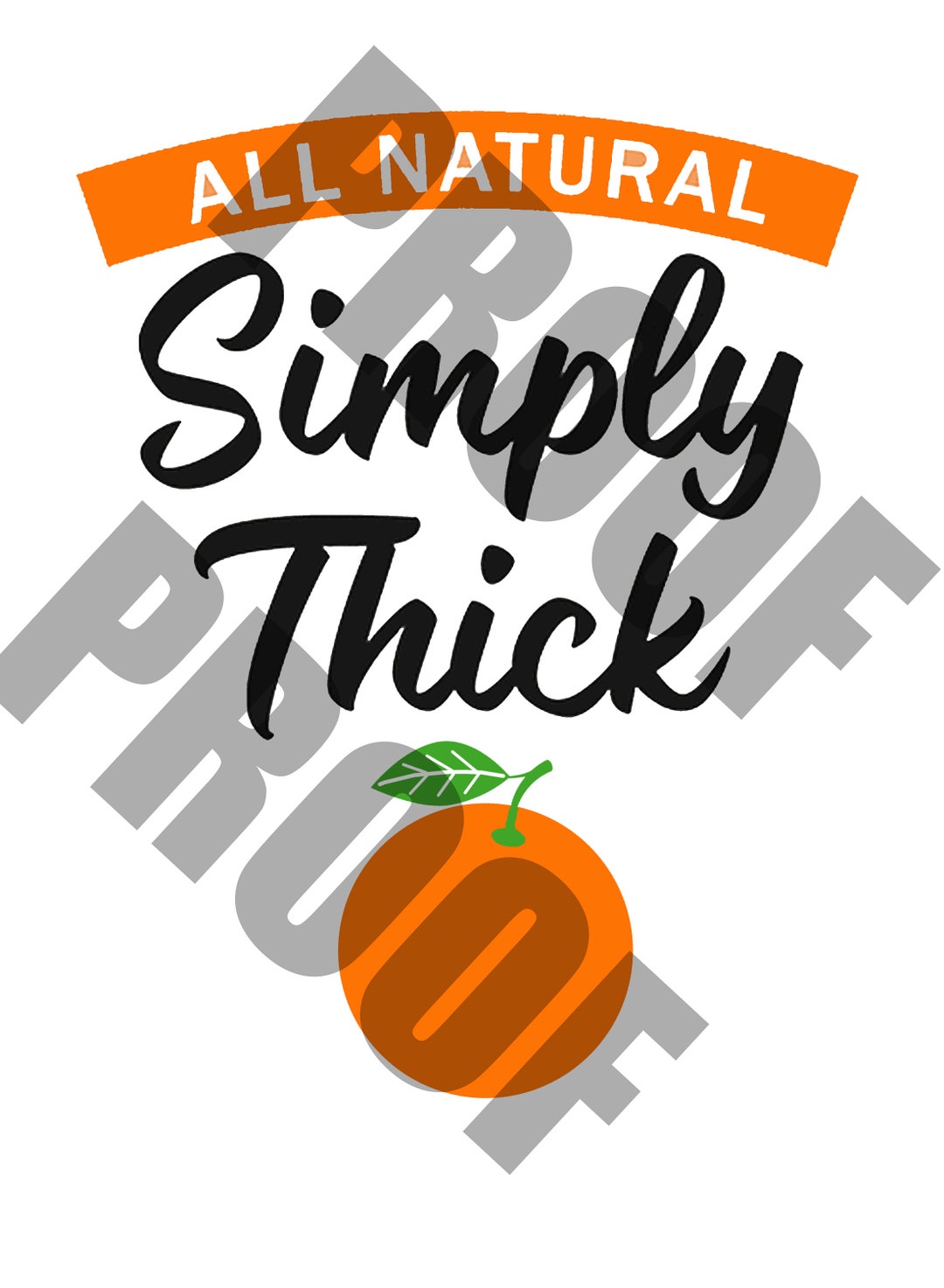 Simply Thick Digital File PNG Format - Etsy