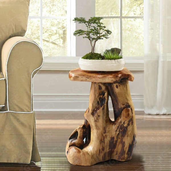 Stump Side Table - Etsy