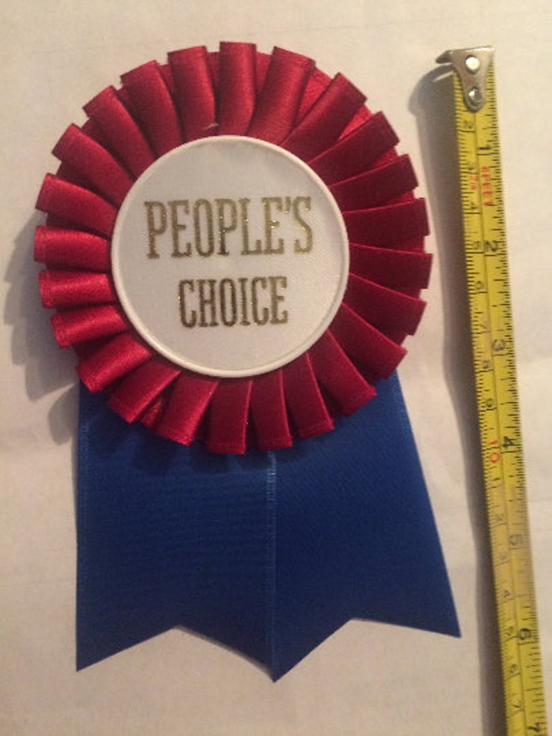 People's Choice Small Rosette Ribbon Award - Etsy