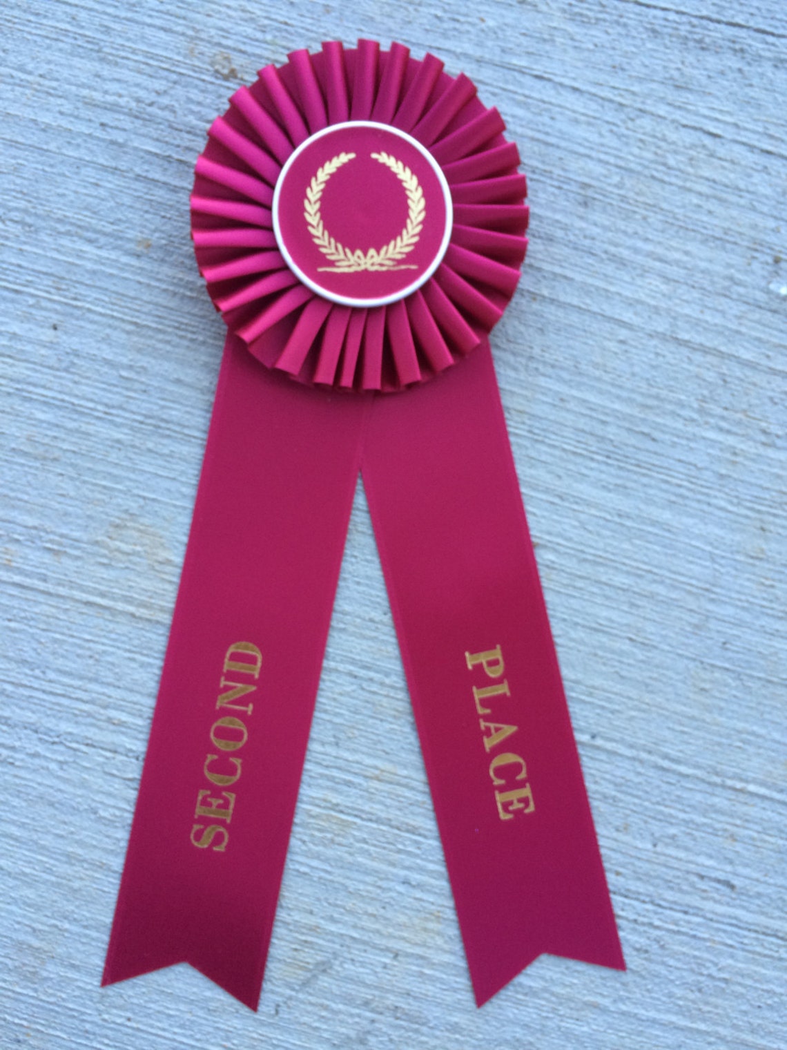 Award Rosette Ribbons - Set of 1st 2nd 3rd Place - Etsy