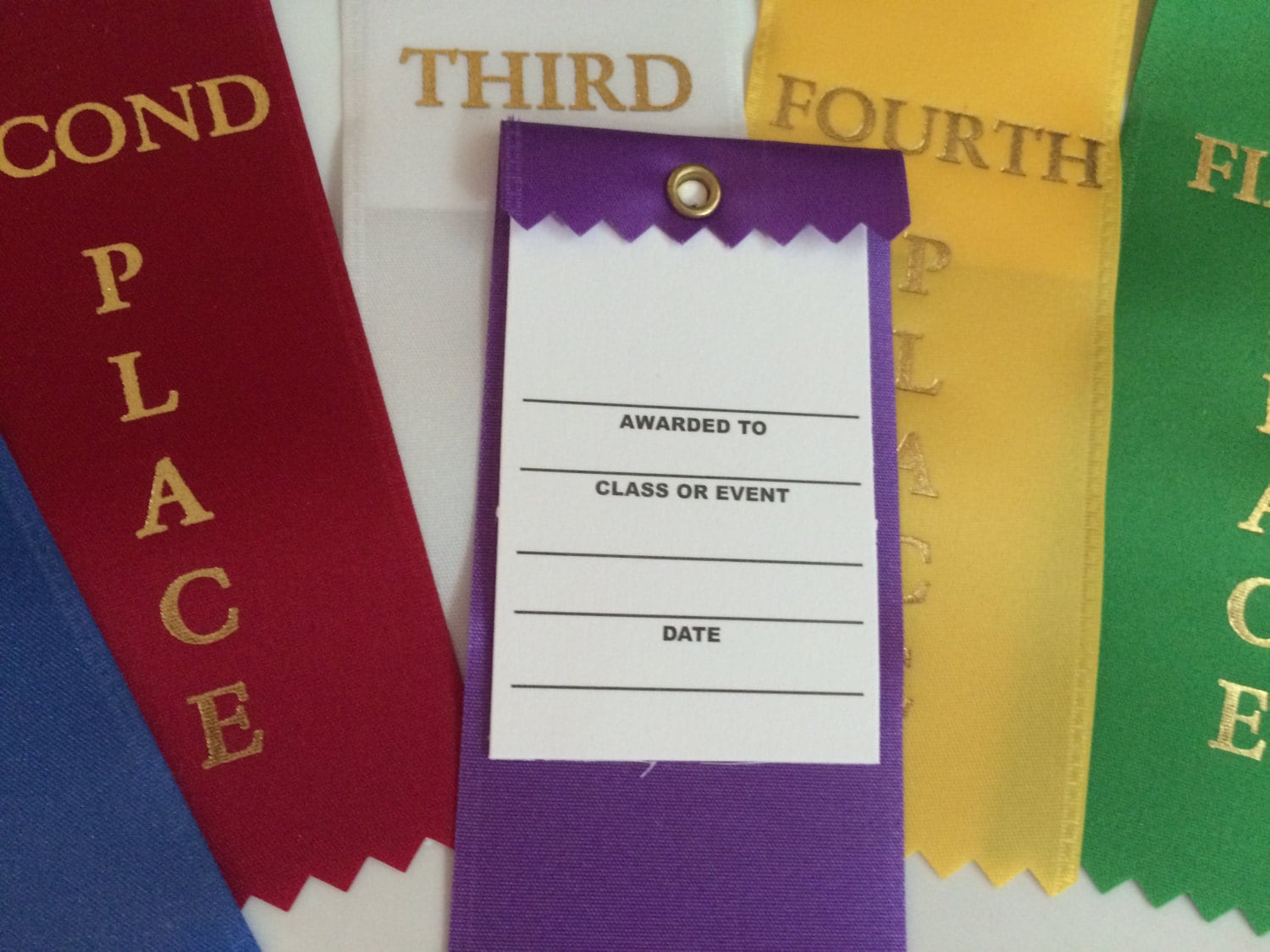 Award Ribbons - 1st Thru 6t - One of Each - Etsy