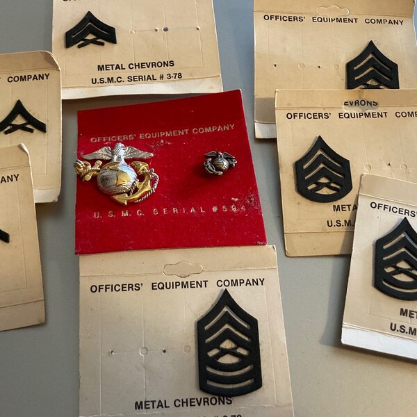 Usmc Chevrons - Etsy