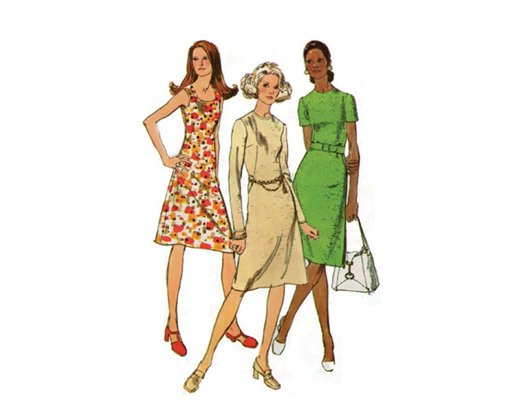 Perfect Wardrobe Builder - A Line Dress With Sleeve and Neckline ...