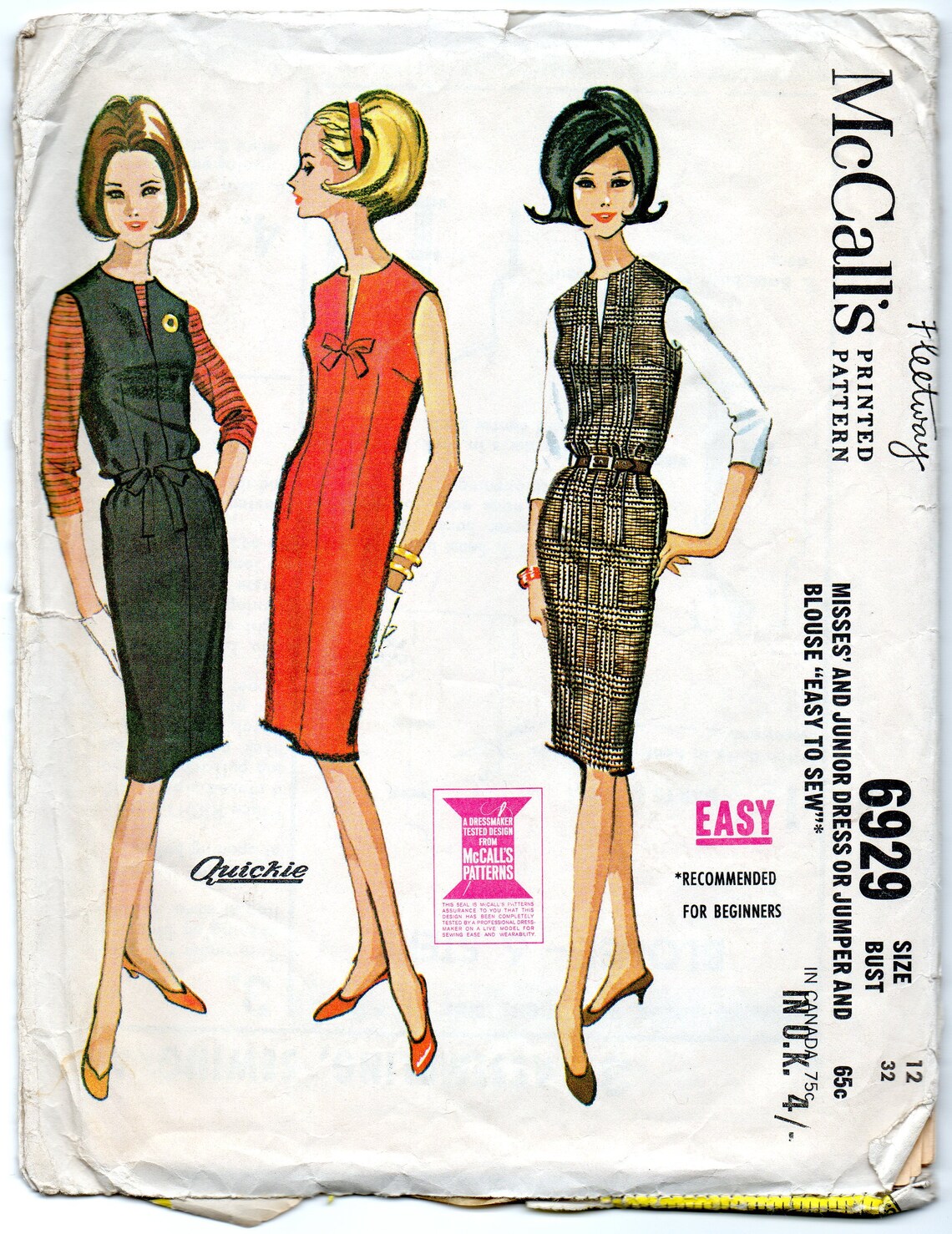 Perfect Wardrobe Builder - Four Panel Dress, Jumper, and Blouse Pattern ...