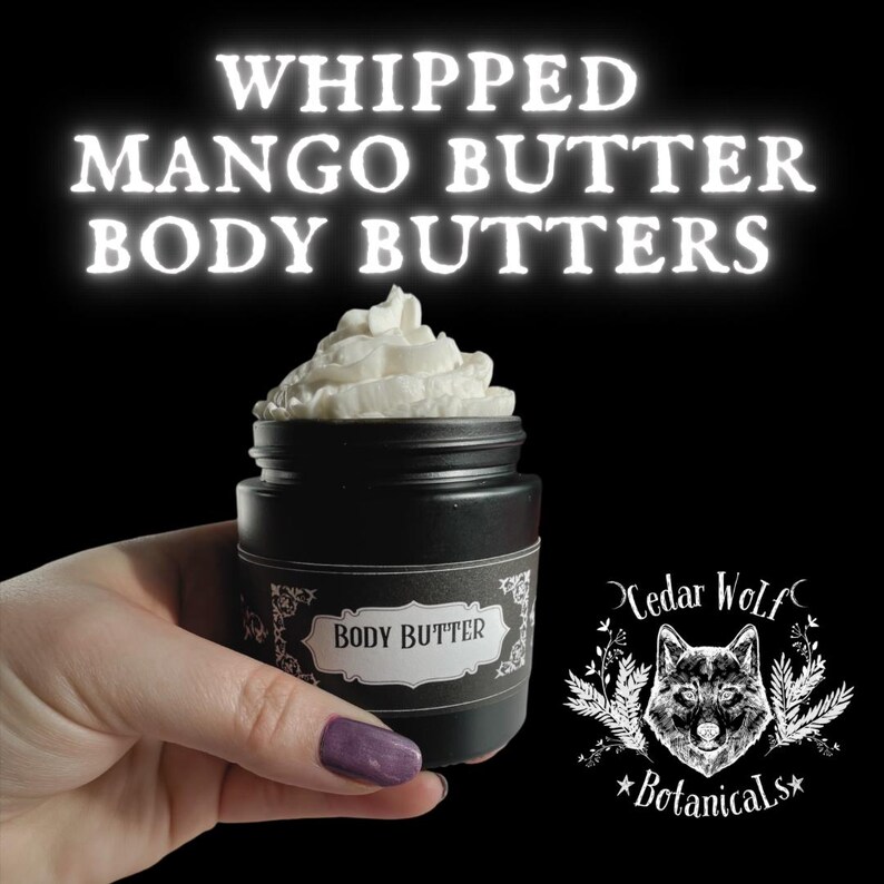 Practical Magic, Body Butter, Goth, Whimsy Goth, Mango Butter, Beeswax ...