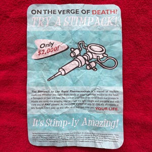 Fallout Retro Stimpak Advertisement Poster - Etsy