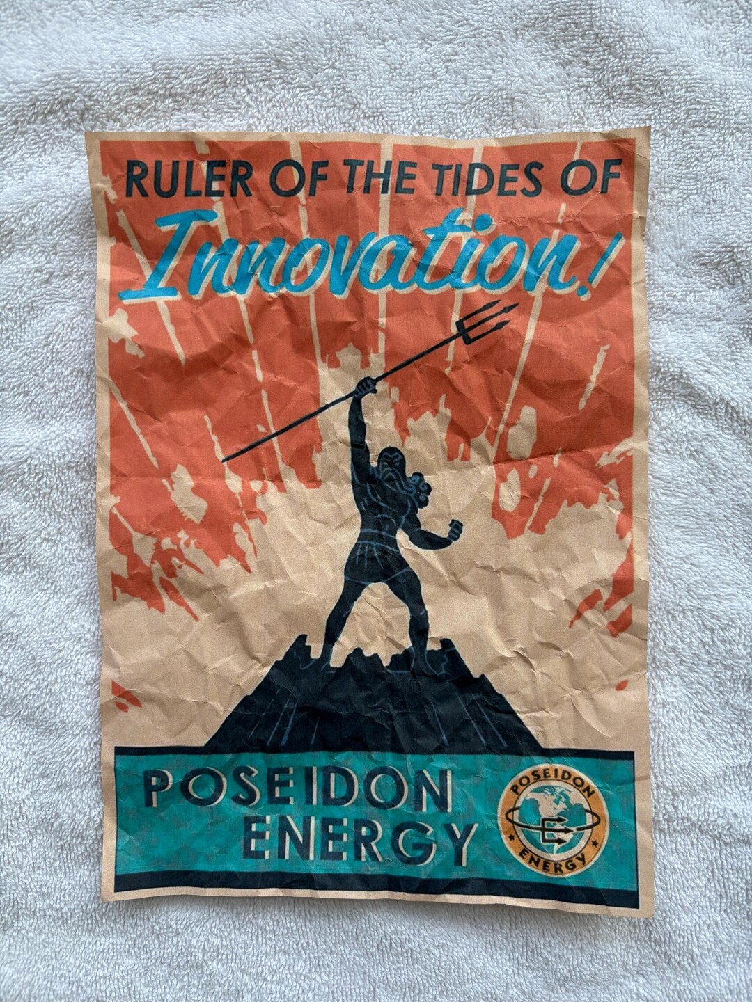 Fallout Poseidon Energy Advertisement Poster - Etsy