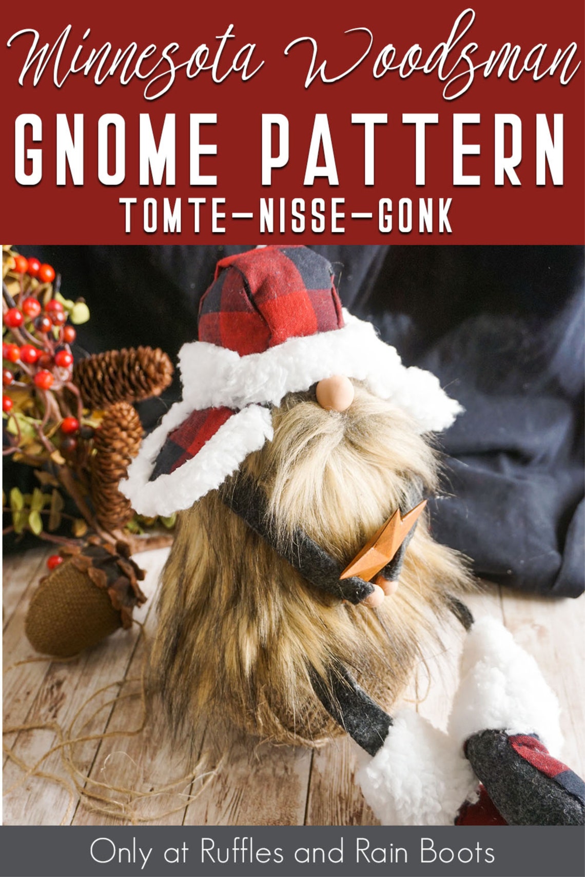 Beginner Sewing Gnome Pattern for DIY Gnome Easy Sew Gnome - Etsy