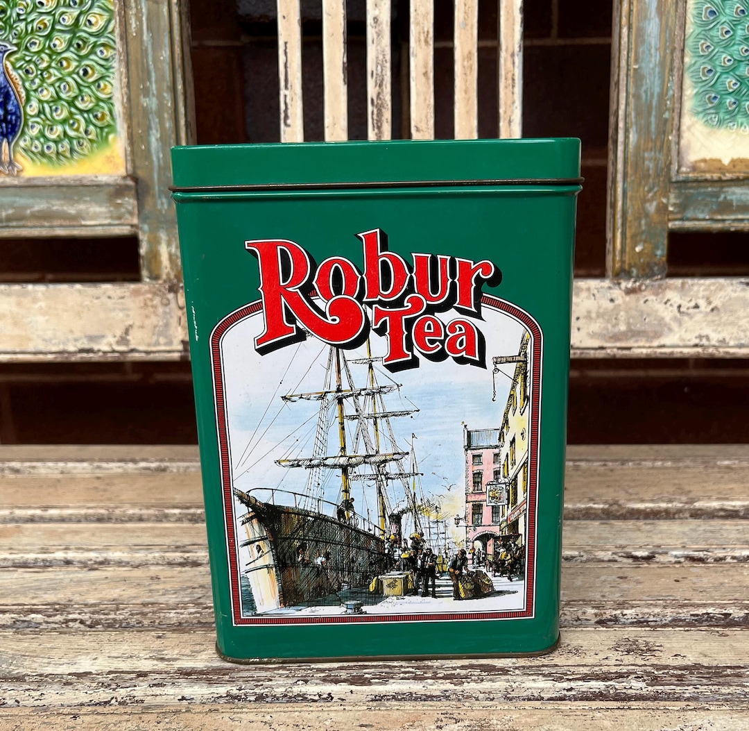 Vintage Large Robur Tea Caddy - Tins - Canisters - Ship - Etsy Australia