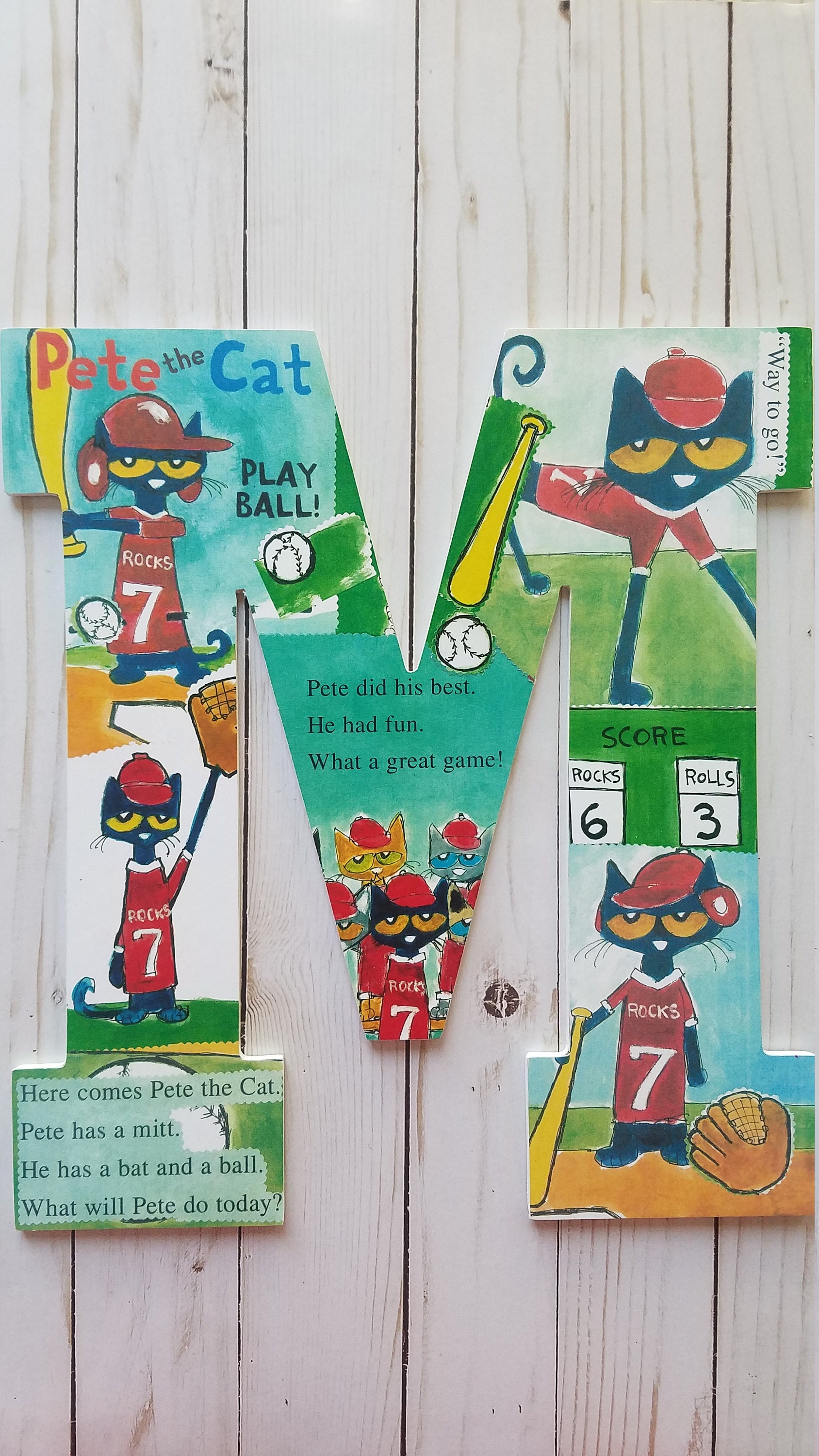 Pete the Cat Theme Room Decor Letter Custom Pete the Cat | Etsy