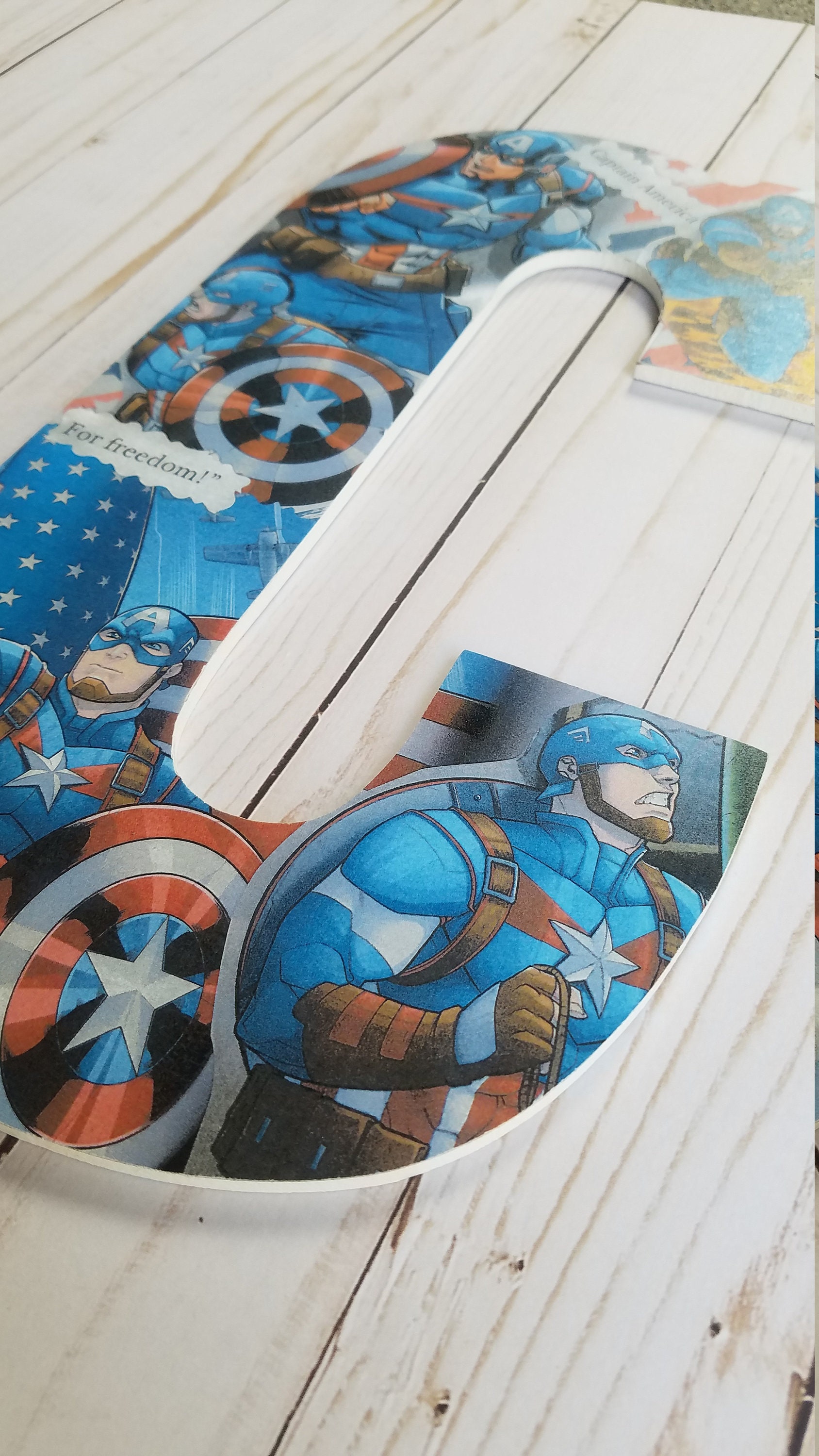 Captain America Theme Room Decor Letter Custom Captain | Etsy