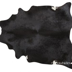 Black Brazilian Cowhide Rug Cow Hide Rugs: XL - Etsy