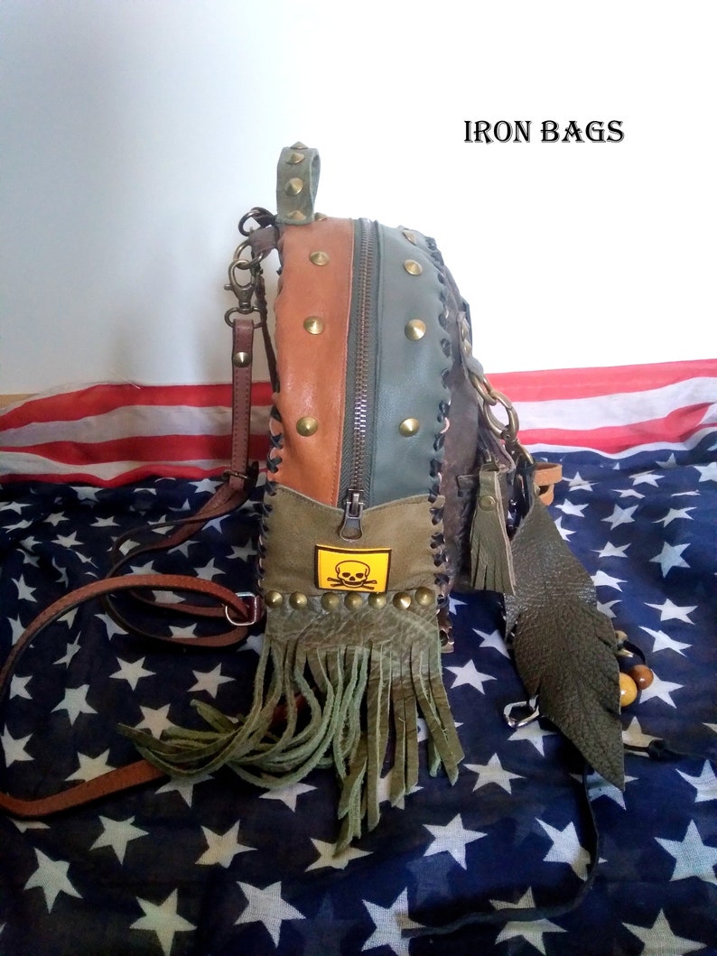 Small Military Backpack Iron Bags - Etsy