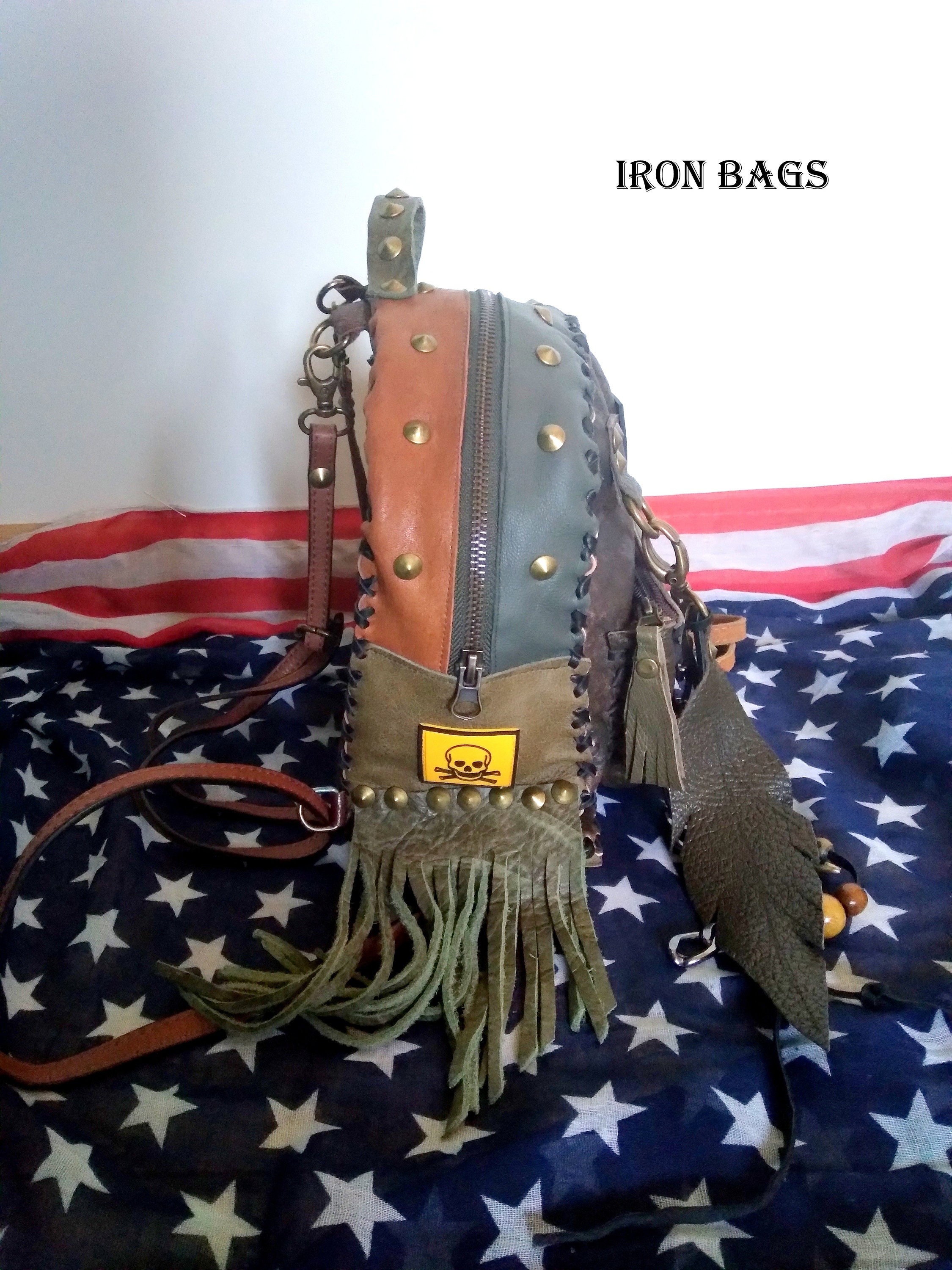 Small Military Backpack Iron Bags - Etsy