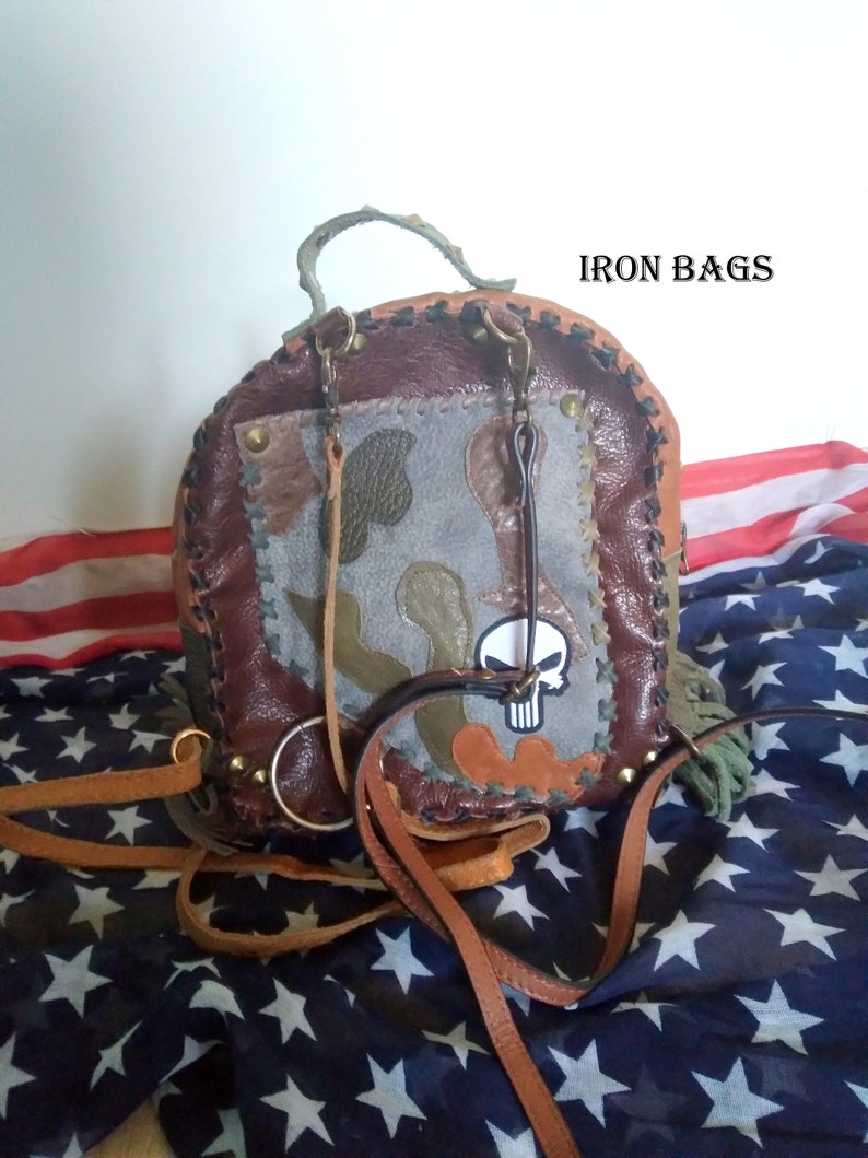 Small Military Backpack Iron Bags - Etsy