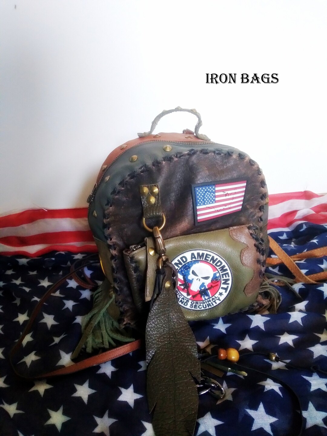 Small Military Backpack Iron Bags - Etsy