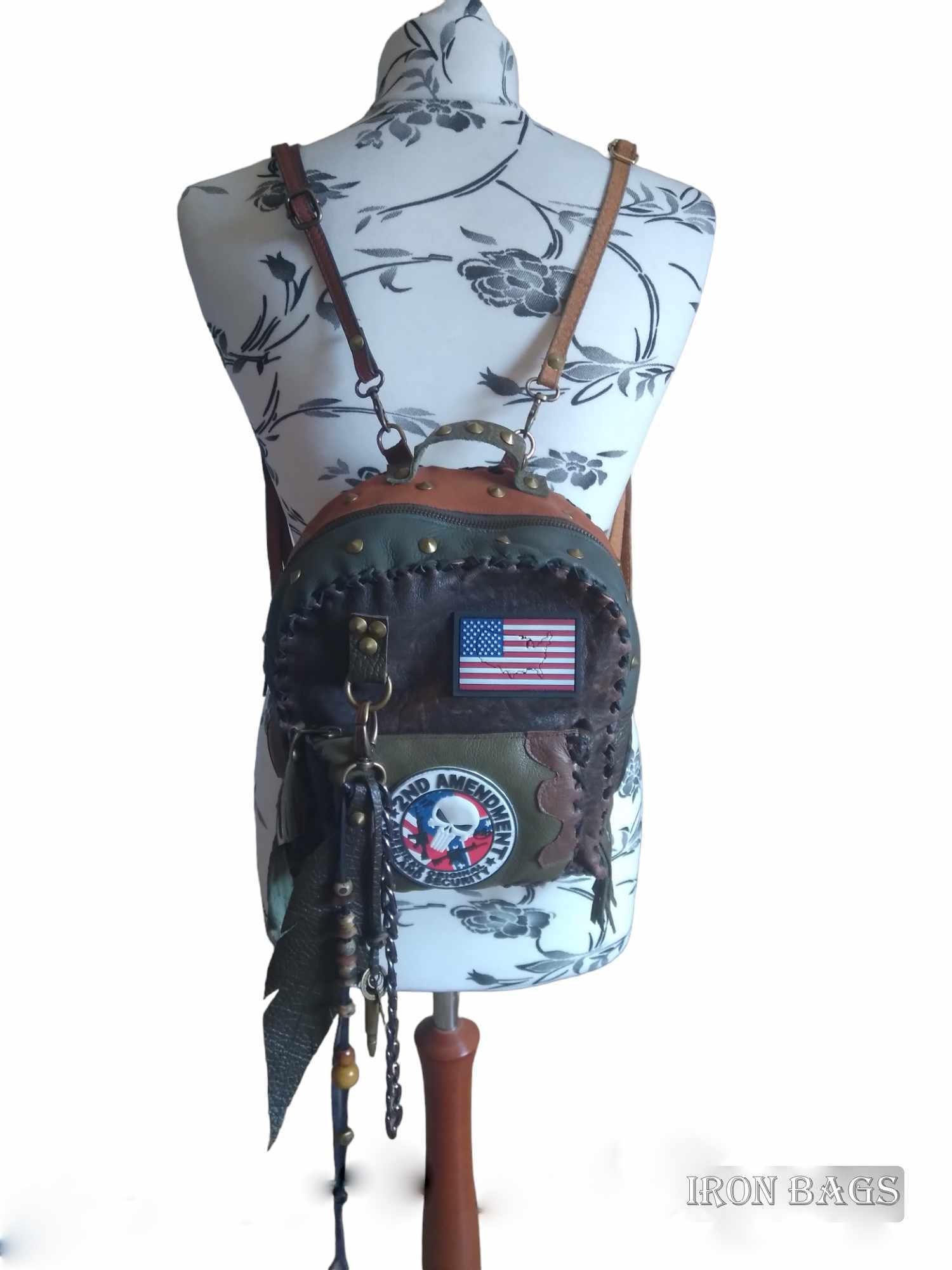 Small Military Backpack Iron Bags - Etsy