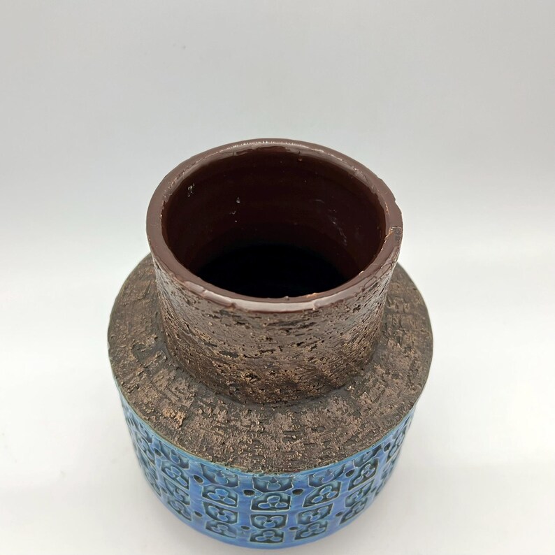 Bitossi ,,trifoglio" , Rimini Blue by Designer Aldo Londi Aqua Blue ...