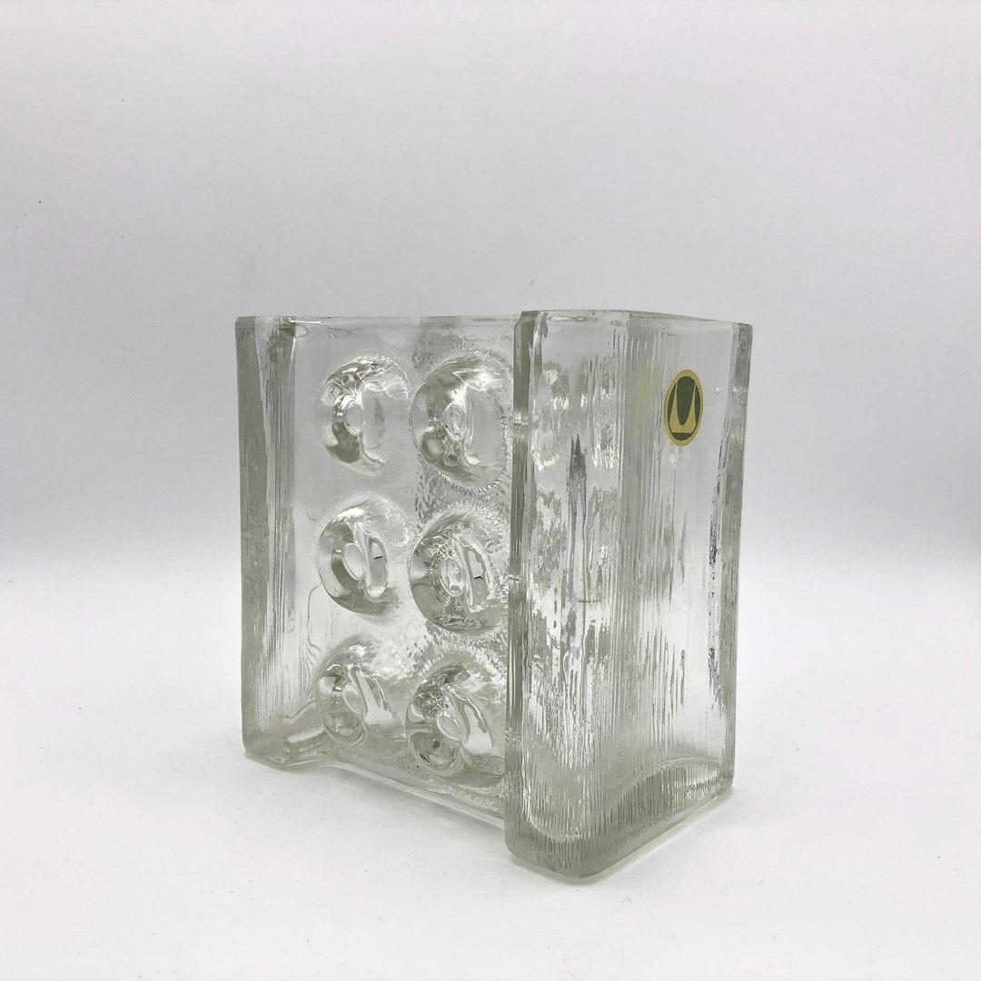 Walther Glas ,,on the Rocks" Vase ,designer : Lars Hellsten 1972 ...