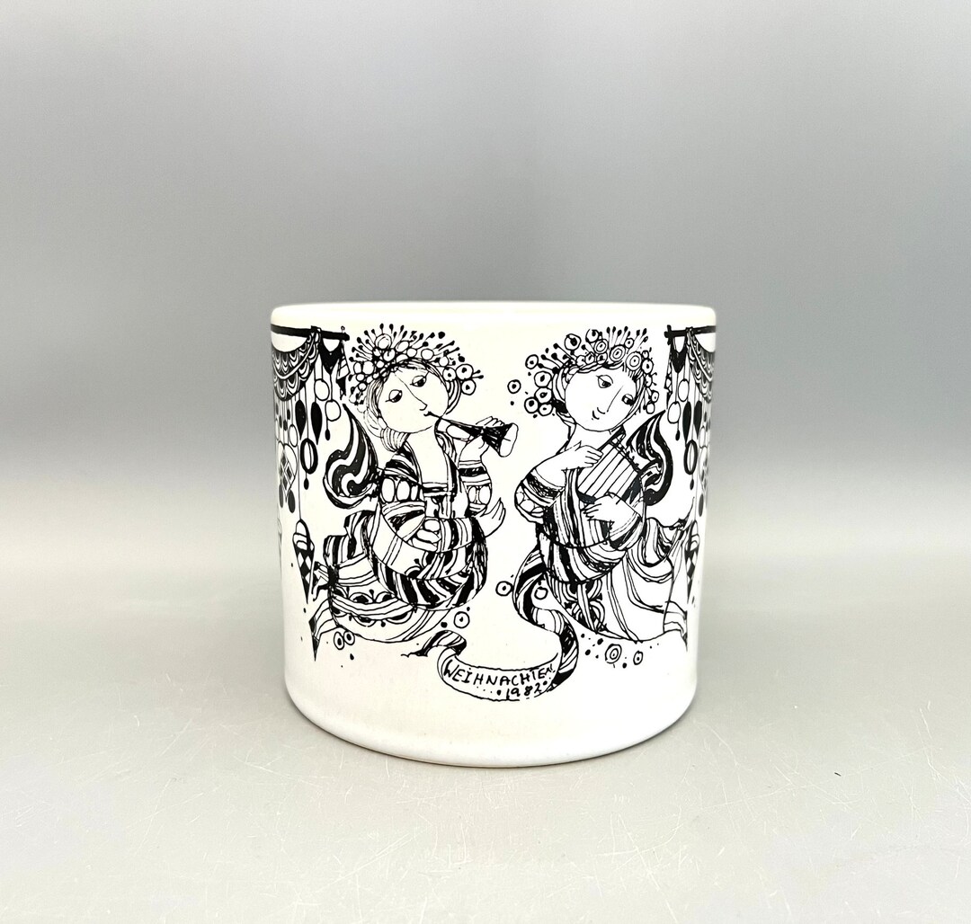 Rosenthal Studio Line Black & White Planter, Designer : Björn Wiinblad ...