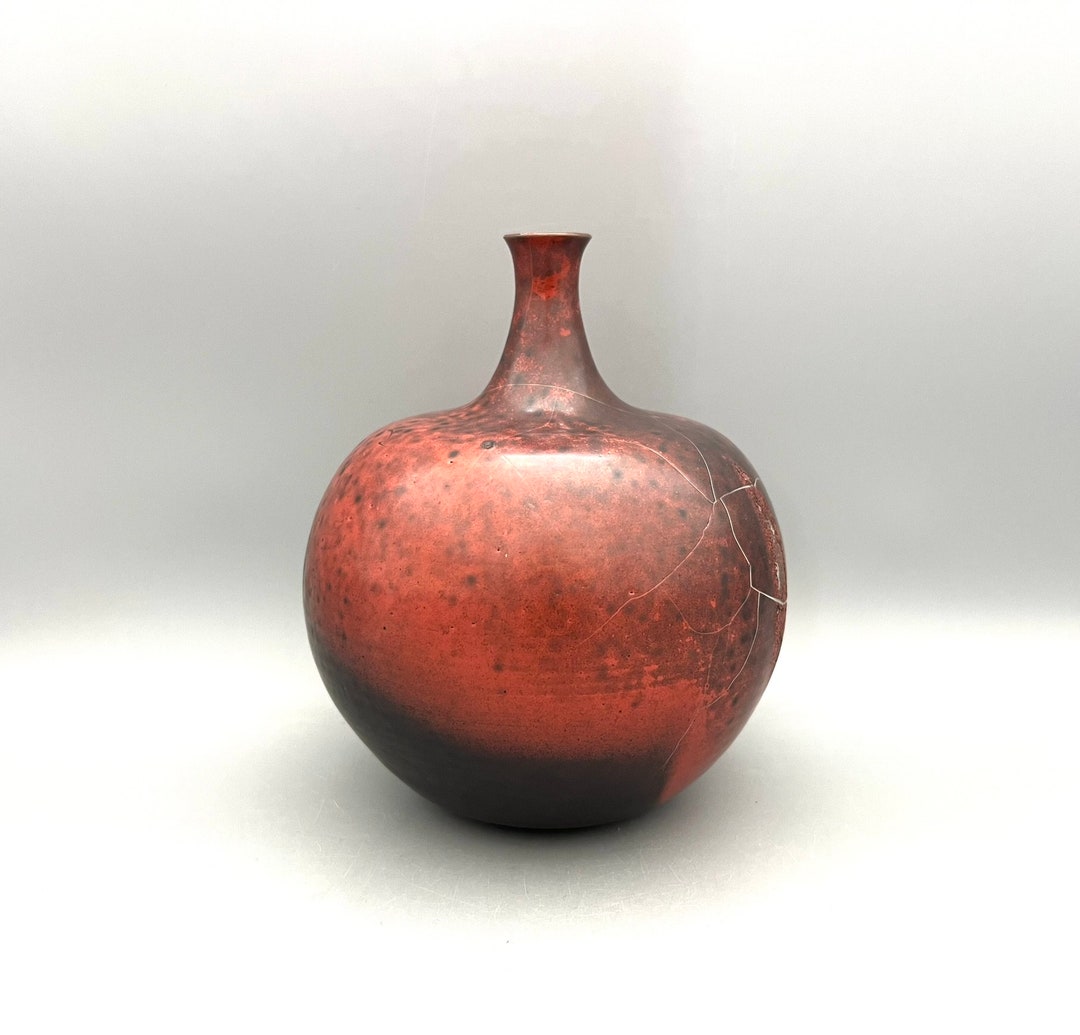 Uwe Schellbach Studio Pottery Vase – Handmade Glazed Ceramic, 1970s Art ...