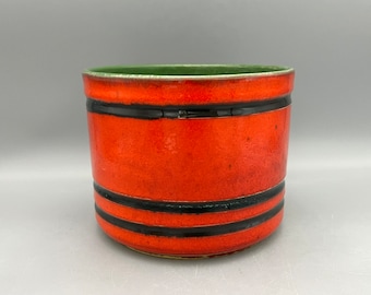 Reserved / Sold for BP. Spara Edel Keramik Funky Rare Orange Green ...