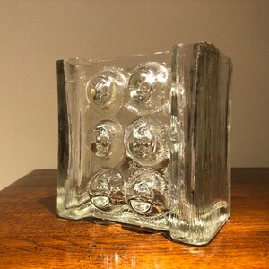 Walther Glas ,,on the Rocks" Vase ,designer : Lars Hellsten 1972 ...