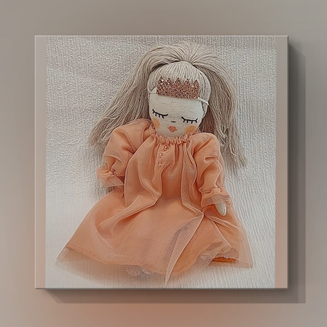 Princess Daisy, a Lovely Handmade Doll. - Etsy