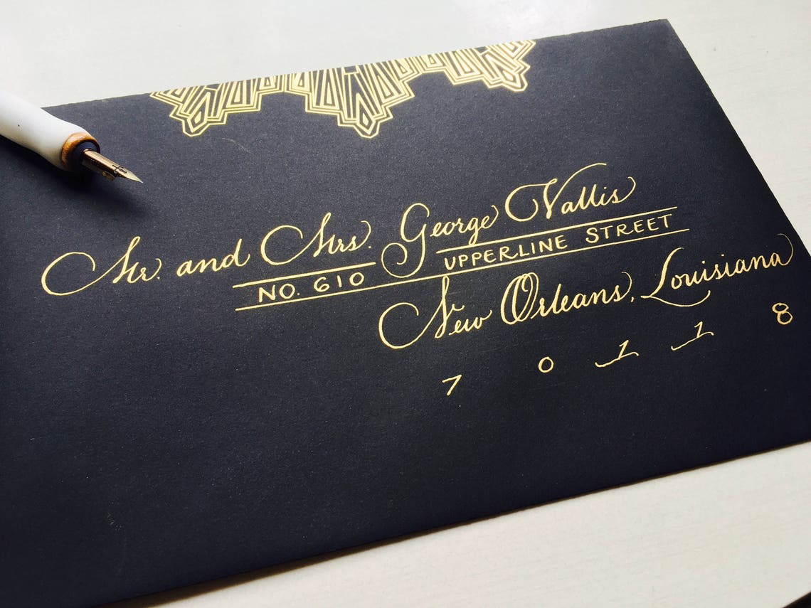 Custom Wedding Envelope Calligraphy for Invitations and Event Details ...