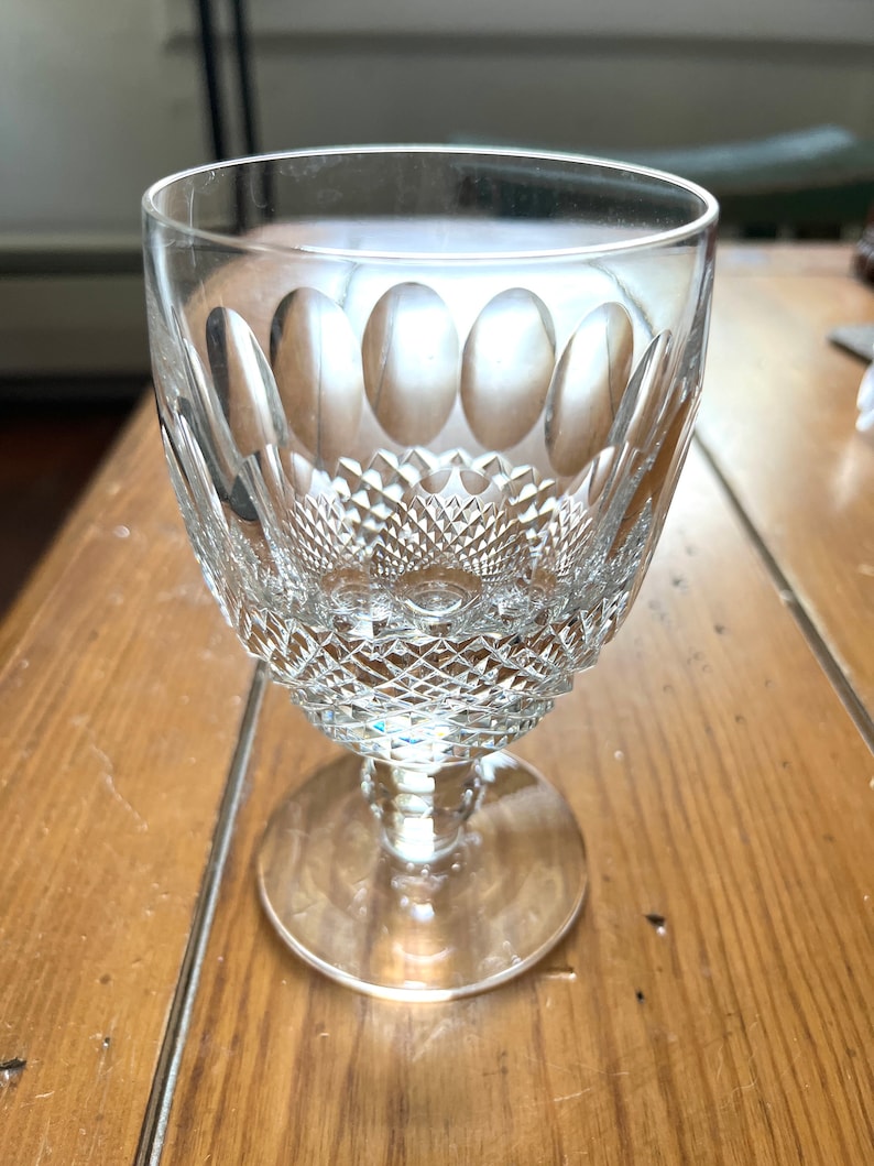 Vintage Waterford Crystal Water Glasses, Colleen Pattern | Waterford ...