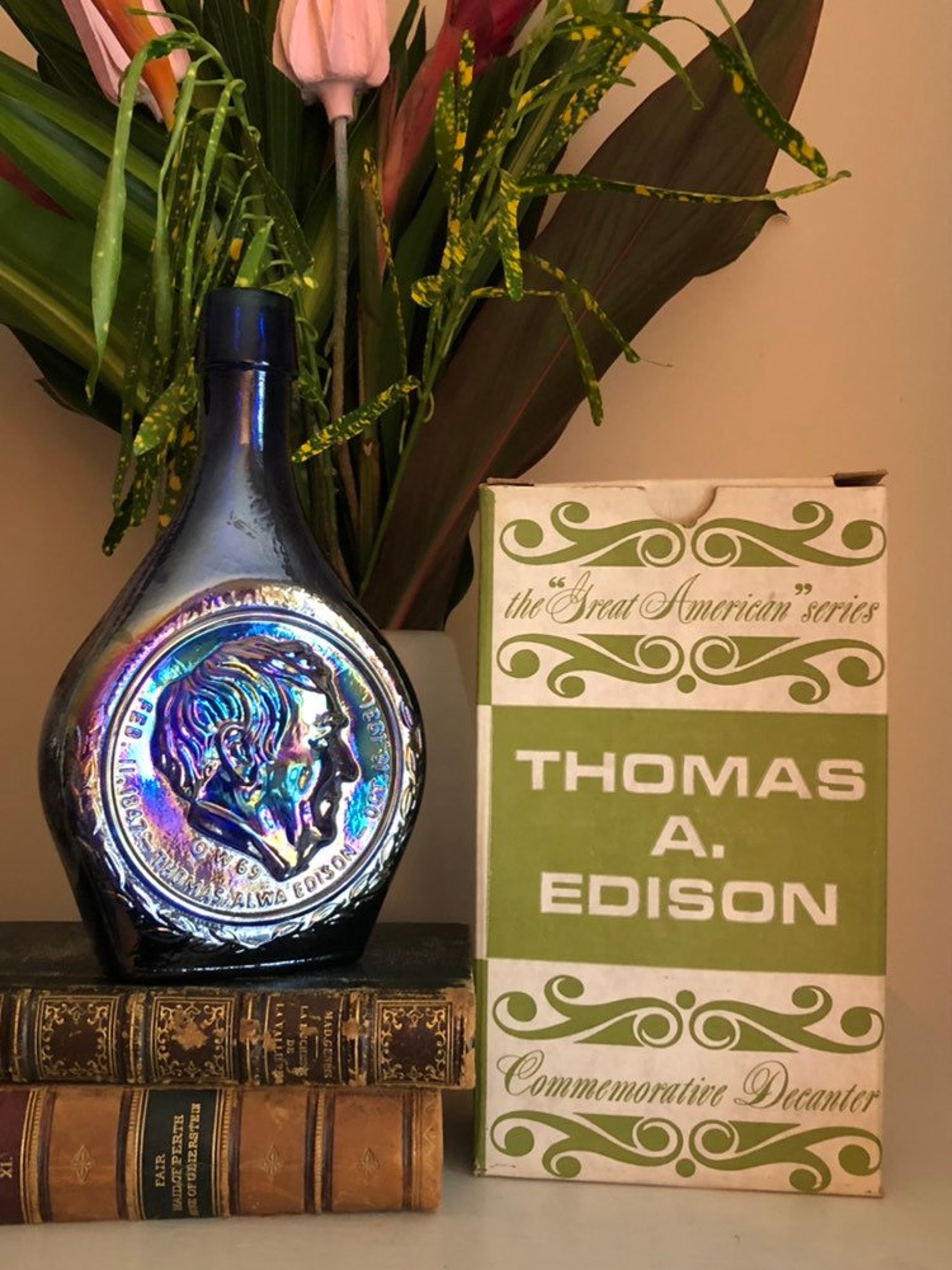 Thomas Edison Commerative Bottle Original Box Wheaton Glass - Etsy