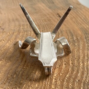 Good Luck Cricket Hearth Cricket Repurposed Vintage Silver Plate Fork ...