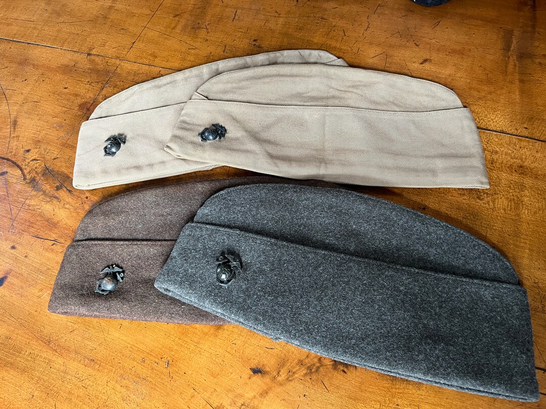 WWII USMC Garrison Hats, Sold Individually - Etsy