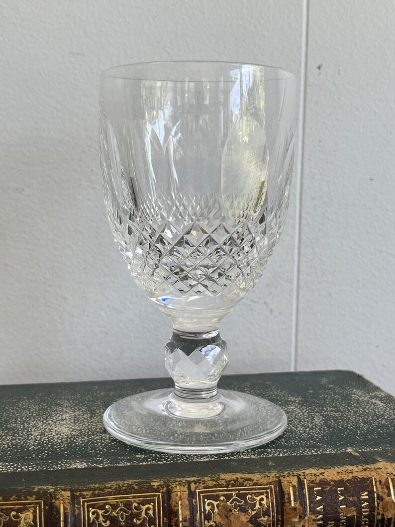 Vintage Waterford Crystal Water Glasses, Colleen Pattern | Waterford ...