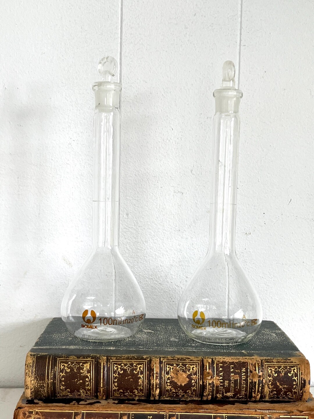 Laboratory Beaker, 100ml Lab Flask With Ground Glass Stopper, Sold ...