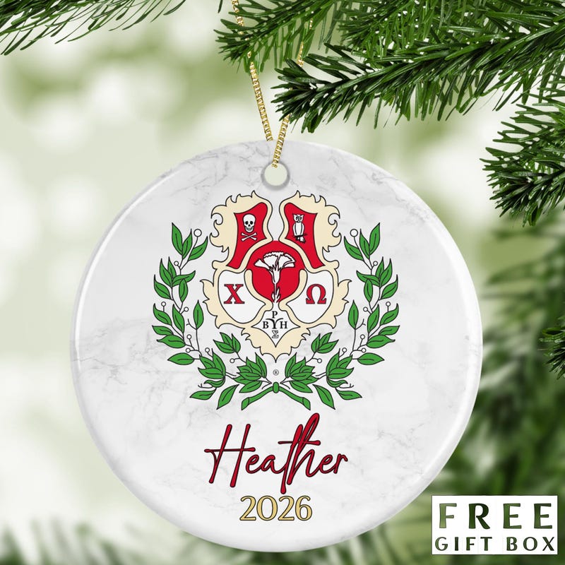 Chi Omega Merch Christmas - Etsy