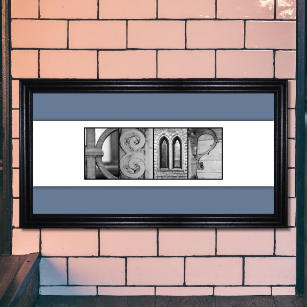 Custom Letter Art - Etsy