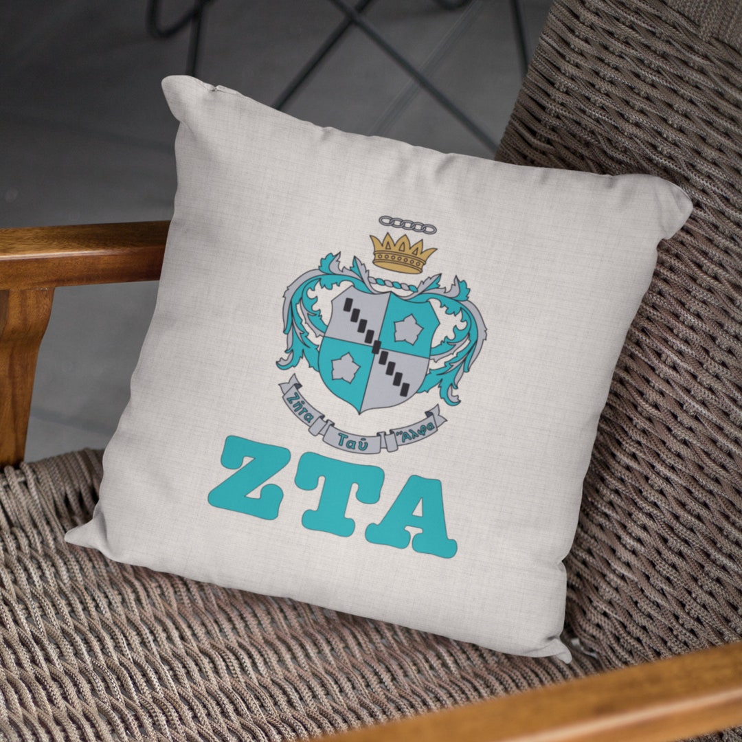 Zeta Tau Alpha Sorority Pillow Perfect Big Little Gift - Etsy
