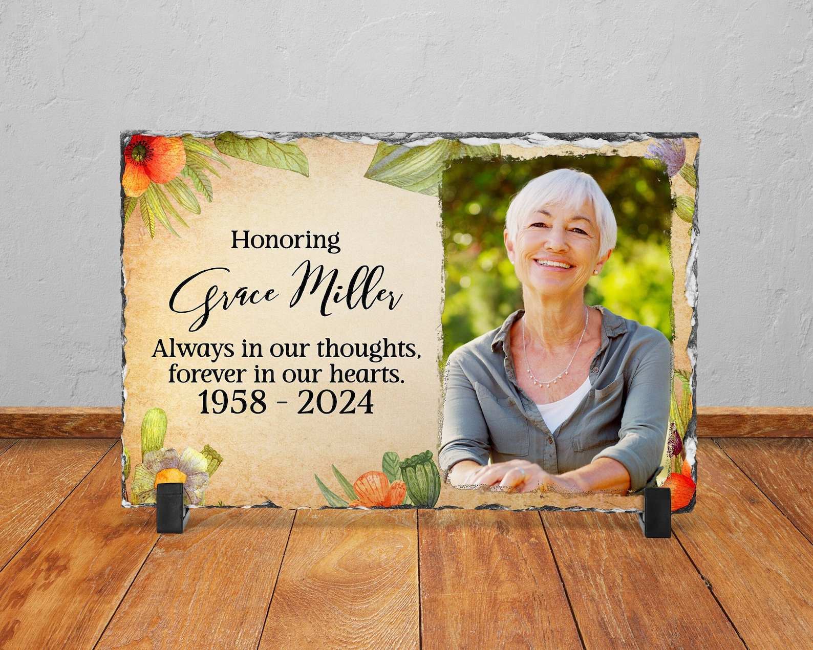 In Loving Memory: Personalized Memorial Plaque - Etsy