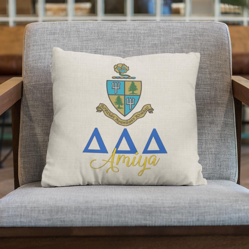 Tri Delta Pillows - Etsy