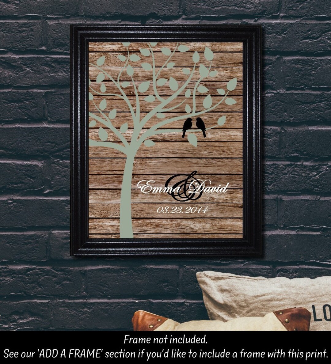 Personalized Family Tree and Last Name Sign: Perfect for Anniversaries ...