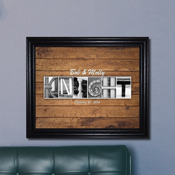 Last Name Wall Art - Etsy