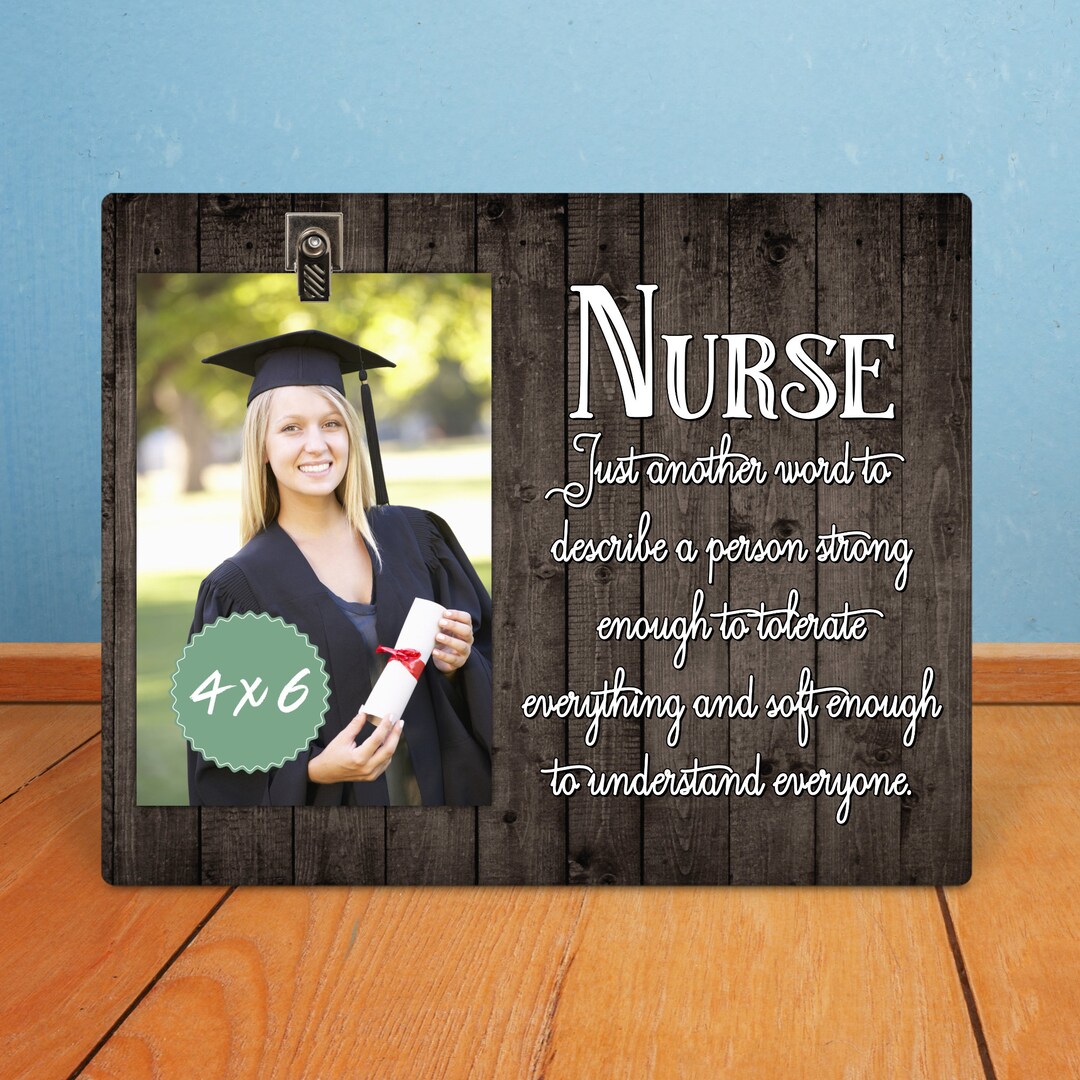 Personalized Nurse Graduation Picture Frame: Custom Photo Holder - Etsy