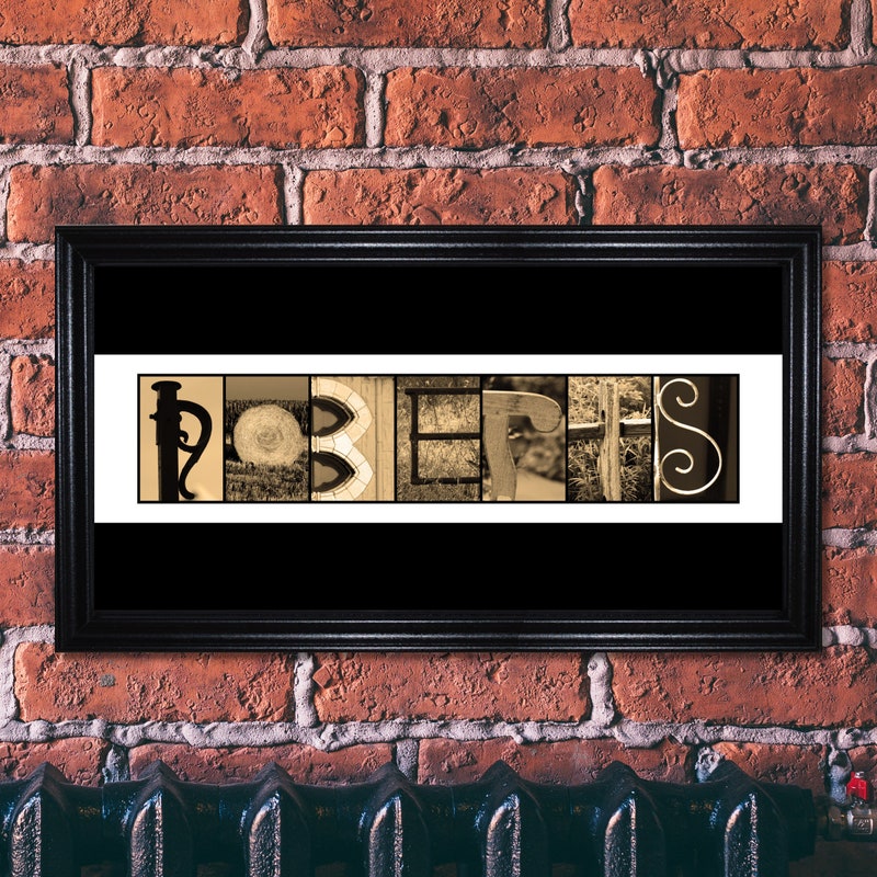 Custom Letter Art - Etsy