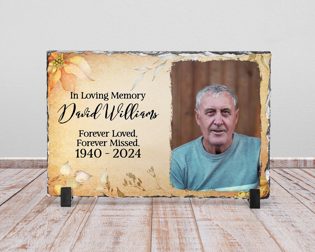 In Loving Memory: Personalized Memorial Plaque - Etsy