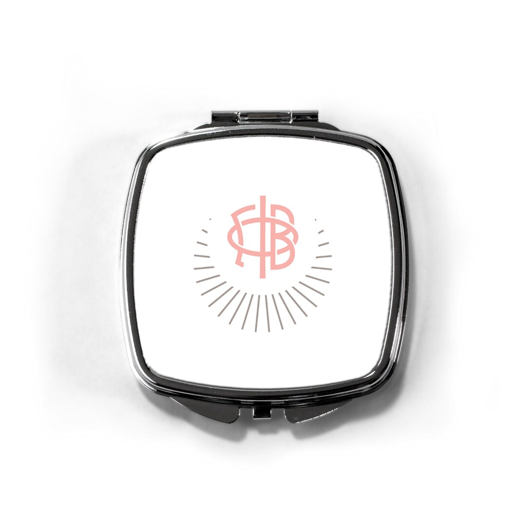 Gamma Phi Beta Sorority Pocket Mirror - Greek Letters Makeup Compact - Etsy